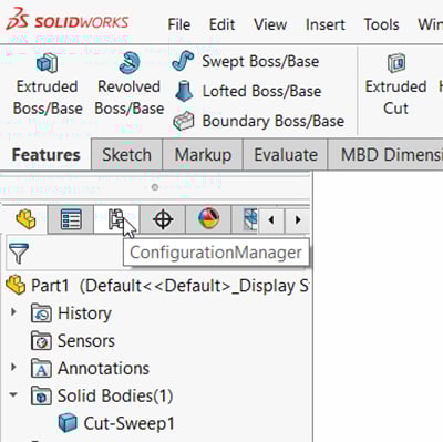 SolidWorks Configurations for Parts and Assembly Modeling